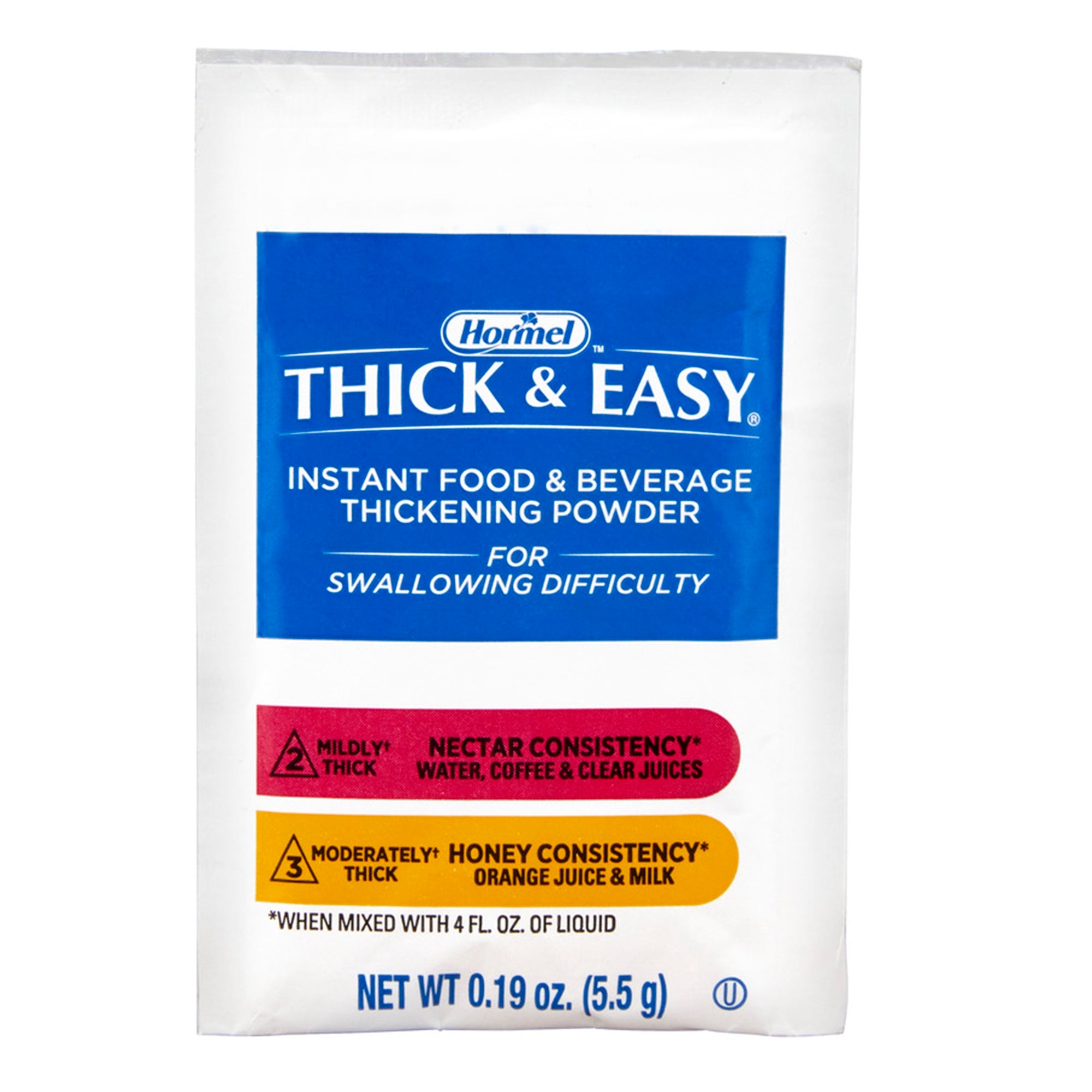 Thick and Easy Instant Food Thickener Unflavored, Level 2 Mildly Thick