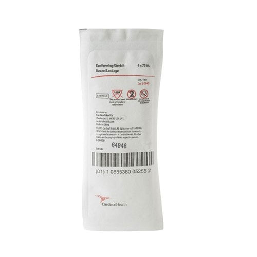 55CCB4S - Cardinal Health Conforming Stretch Bandage, 4" x 75", Sterile