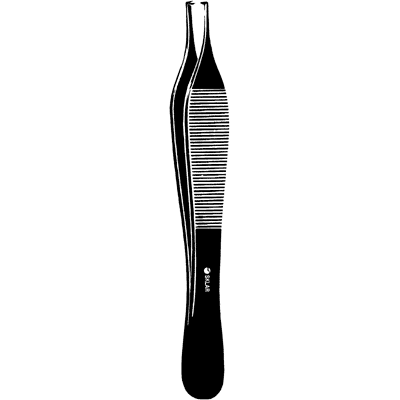 Sklar Black Adson Tissue Forceps 4 3/4" - 90-1060 - Each - Surgical ...