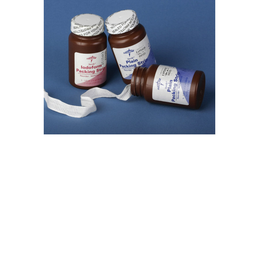 Gauze Packing Strip Plain 1X5Yd Strl Lf - NON255015H